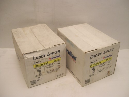 LOT OF 200 Minerallac BC18KC38 ( Caddy Erico 6M24 ) Beam Clamp w/3/8 ...