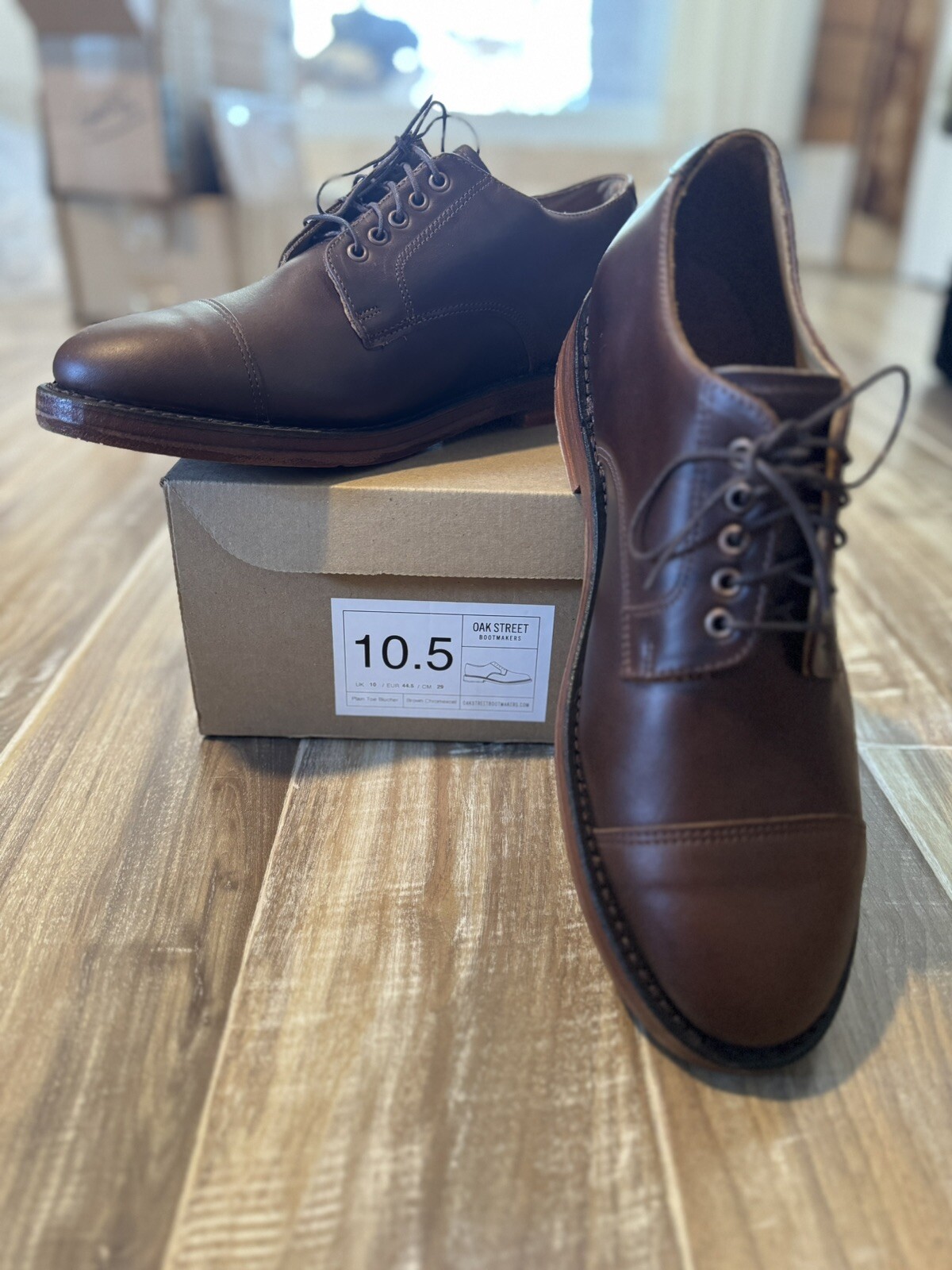 Oak Street Bootmakers Shoes Blucher Horween Brown Chr… - Gem