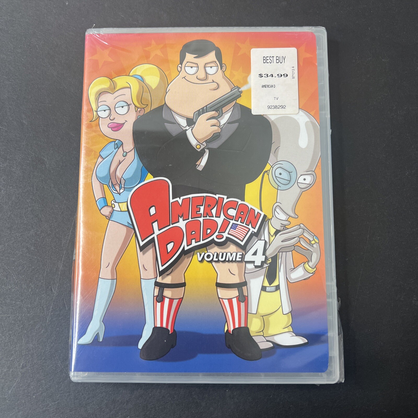 American Dad - Volume 4 (DVD, 2009, 3-Disc Set, Checkpoint Sensormatic ...