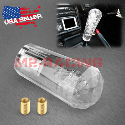 ShiFT Knob Stick Clear Crystal Transparent Bubble Manual Gear Shifter ...