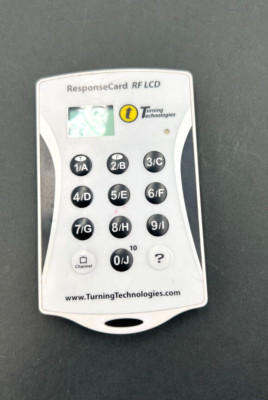 Turning Technologies Response Card RF LCD RCRF-03 Clicker | eBay