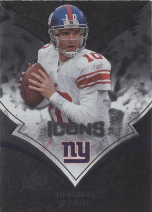 2008 Upper Deck Icons - Eli Manning #65 Silver Foil for sale online | eBay