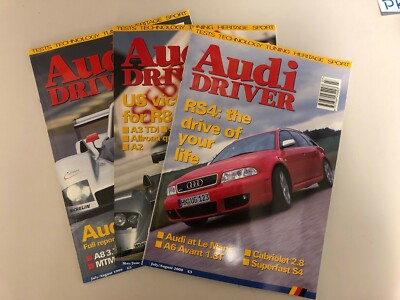 Audi Driver Magazine x3 1999 - 2000 | eBay UK