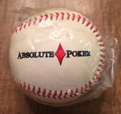 *NEW IN PACKAGE* Absolute Poker Baseball WSOP Las Vegas (Official Size ...