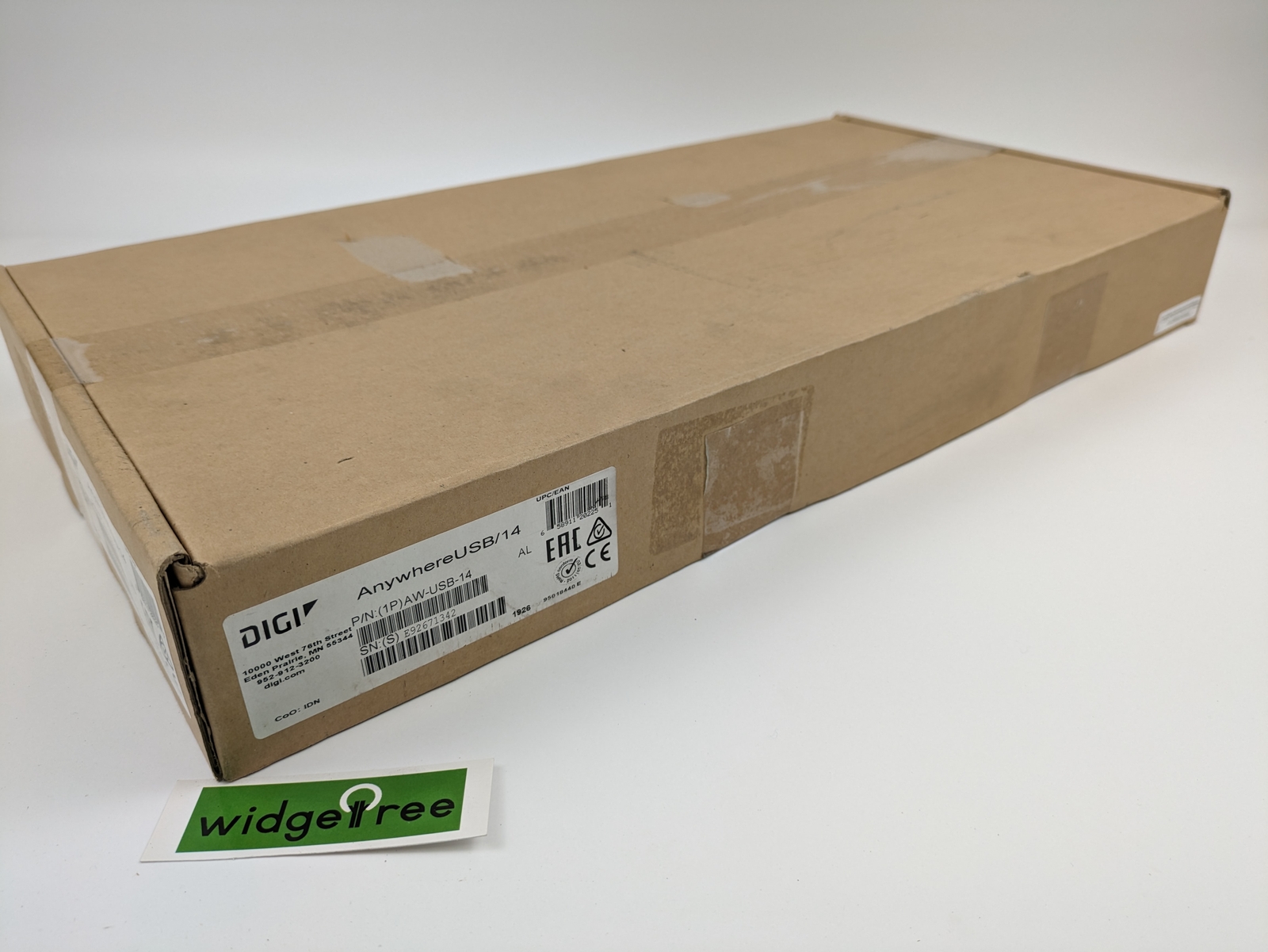 Digi AnywhereUSB (AW-USB-14) 14-Ports Rack-Mountable Hub Managed for ...