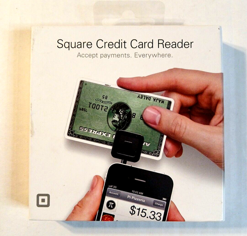 Square Credit Card Reader Contactless Black Chip for iPhone iPad and ...