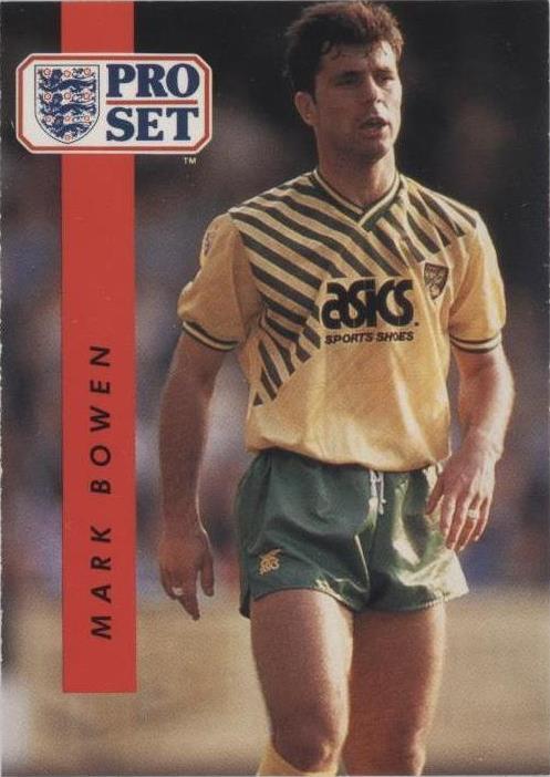 Las mejores ofertas en 1990-91 Pro Set Mark Bowen #156 | eBay