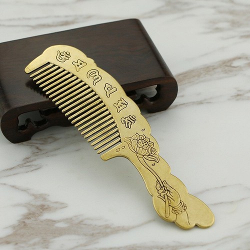 Peacock Copper Comb Home Dressing Table Decoration Vintage Pure Brass ...
