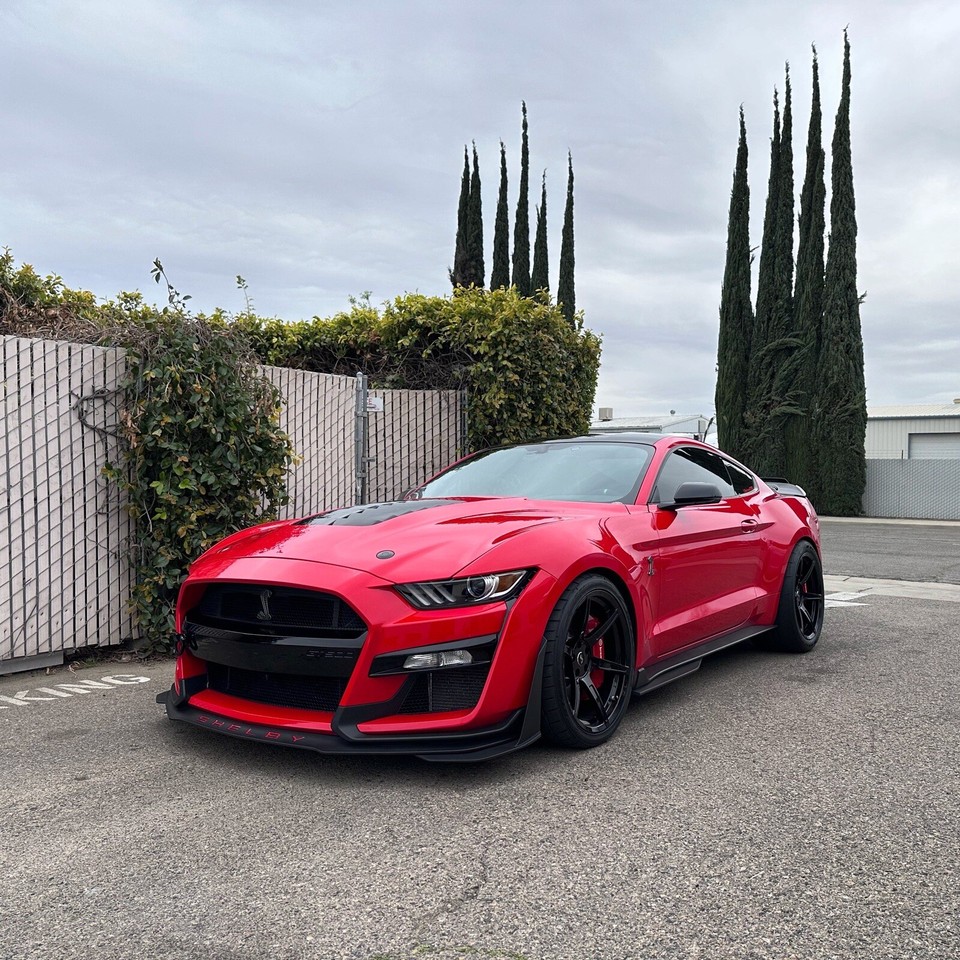 20" 20x11 / 20x11.5 Forged Gloss Black wheels for Ford Mustang Shelby ...