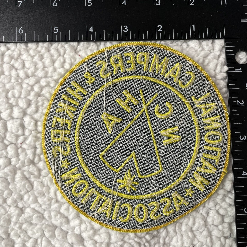 Large Yellow On Green NCHA NATIONAL CAMPERS & HIKERS ASSOCIATION Patch ...