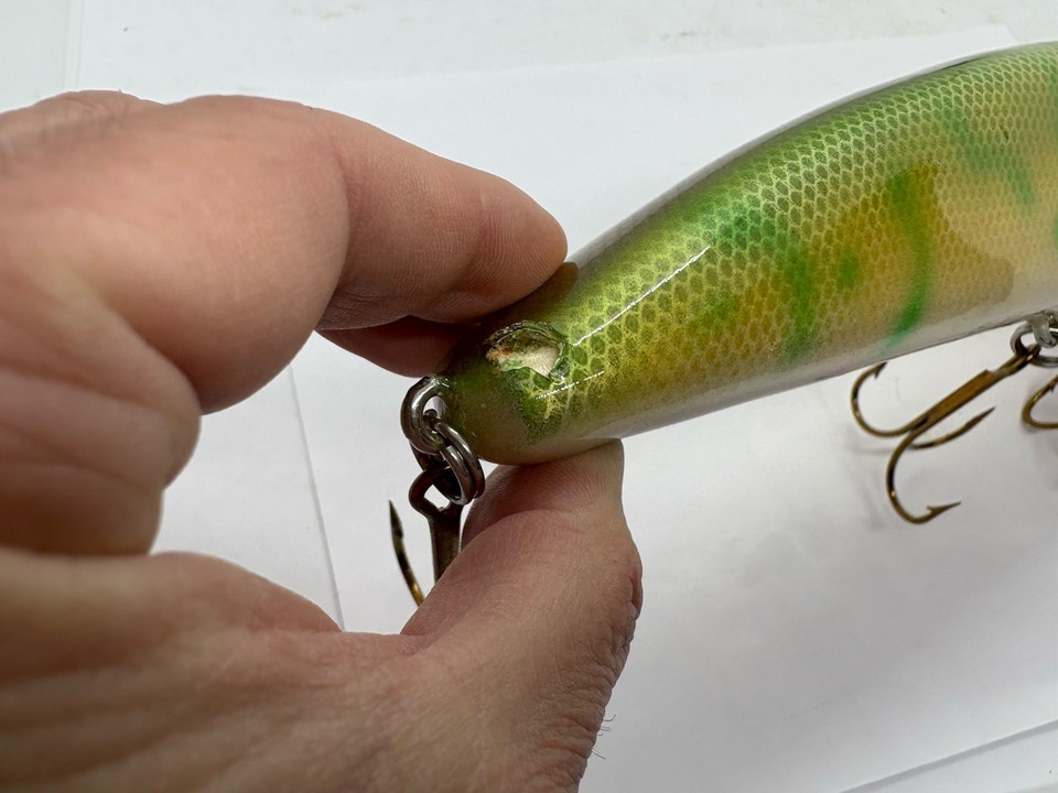 12” TNT Custom Lures Mega Twitch Musky Pattern Crankbait Jerkbait Musky ...