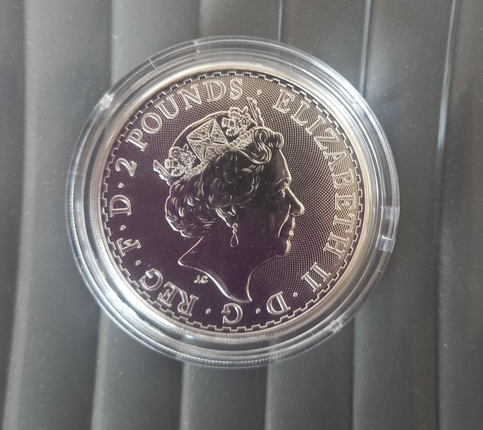 2020 1oz Fine Silver Britannia .999 Royal Mint Bullion Coin in ...