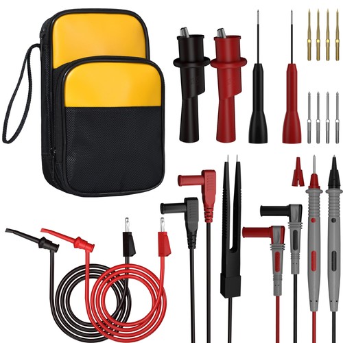 Electrical Multimeter Test Lead Kit with Soft Case Test Hook for ...