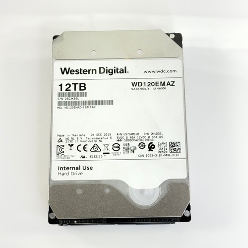 Western Digital 12TB WD120EMAZ 3.5" SATA 6Gb/s 256MB Cache Internal ...