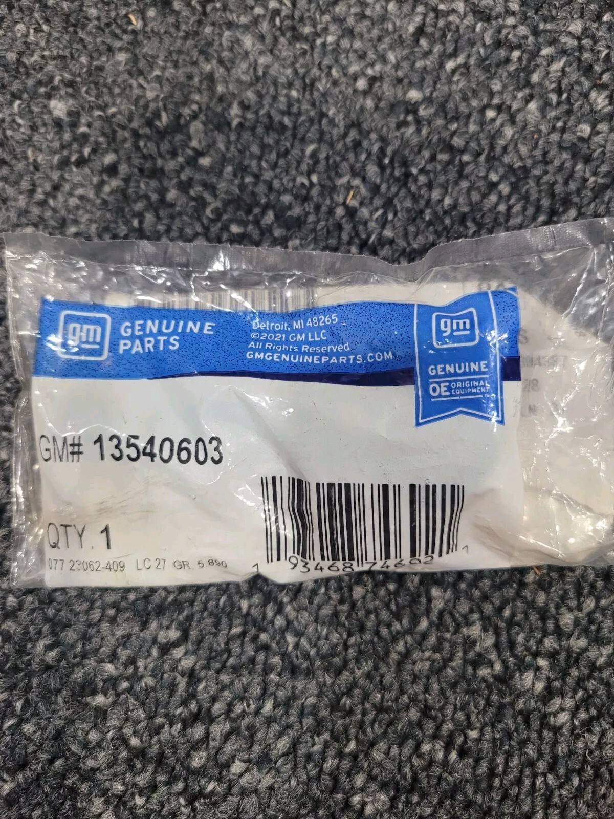 Genuine OEM GMC Chevy Buick Cadillac Snap-In TPMS Tire Pressure Sensor ...