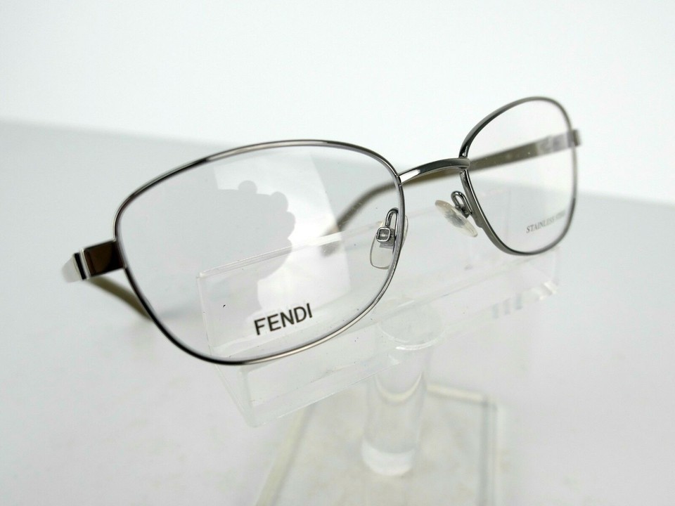 FENDI FF 0012 (SMF) Ruthenium Khaki 53 x 18 135 mm Eyeglass Frame | eBay