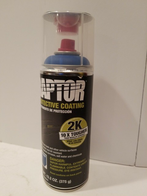 U-POL Raptor 2k Blue Bedliner Protective Coating 13.2 Oz. Aerosol Can ...