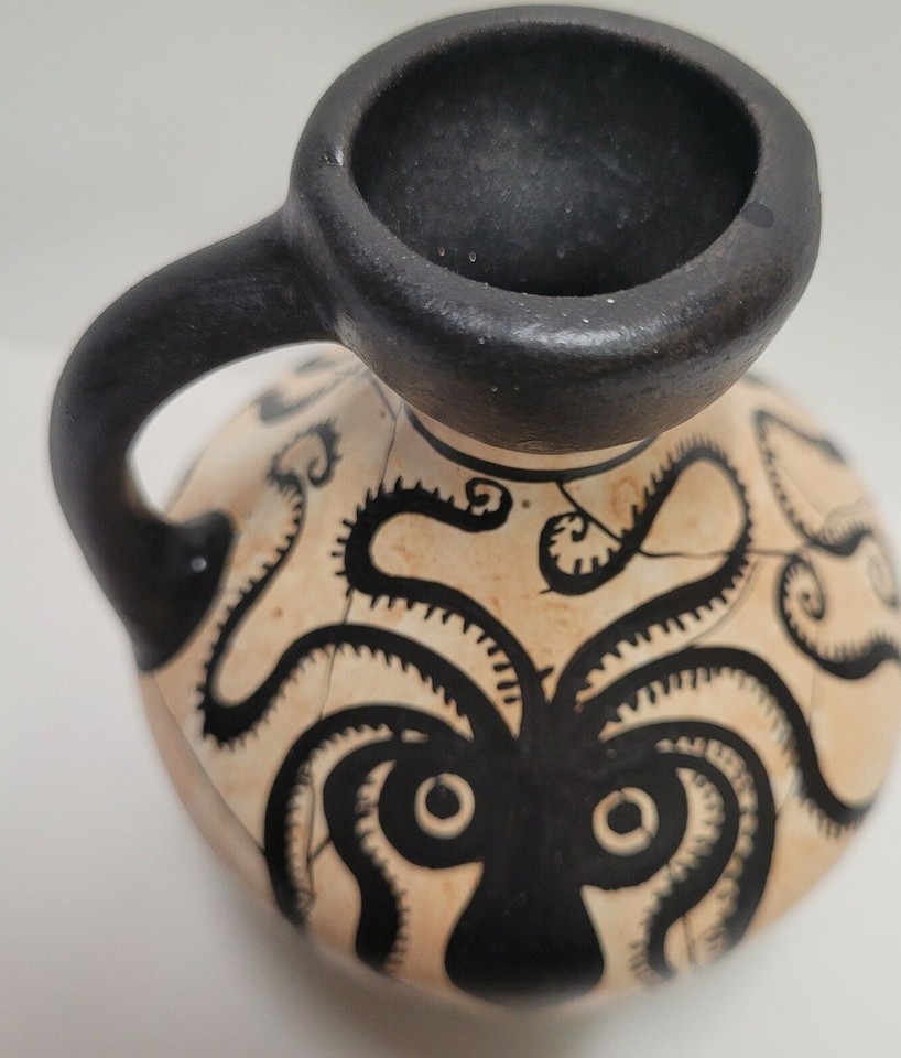 Octopus Mycenaean Ancient Greek Rare Art Pottery Vase Hydria | eBay UK