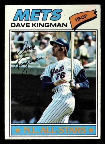 1977 Topps Dave Kingman #500 - New York Mets | eBay
