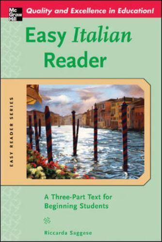 NEW Easy Italian Reader: A Three-Part Text for Beginners Saggese ...