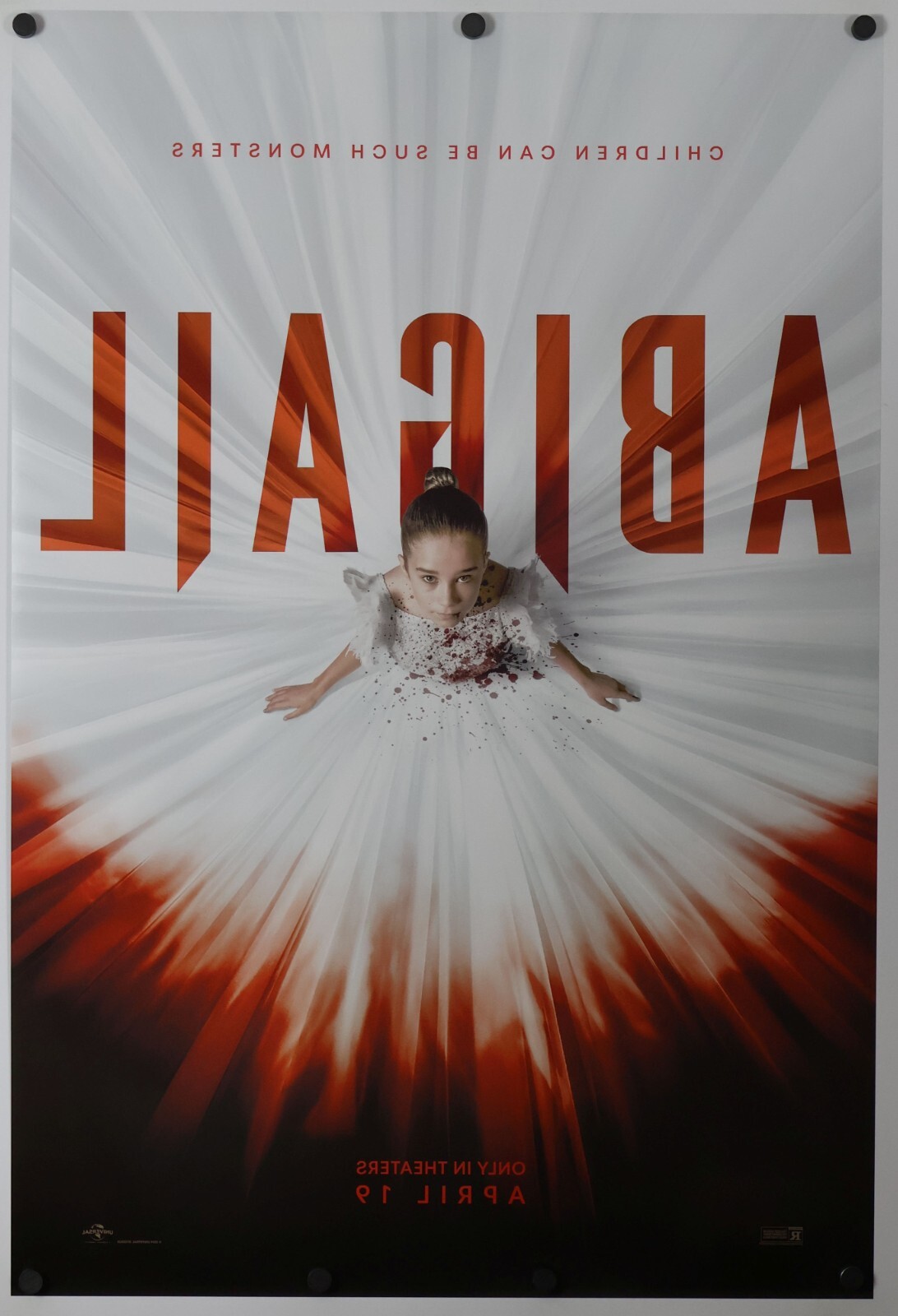 Abigail - original DS movie poster 27x40 D/S Advance 2024 - Vampire ...