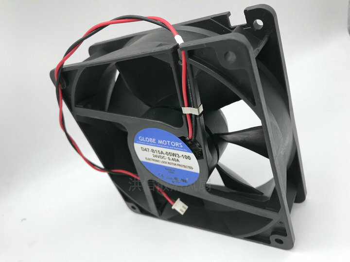 GLOBE MOTORS D47-B15A-05W3-100 24V 0.4A 12038 2-wire inverter cooling ...