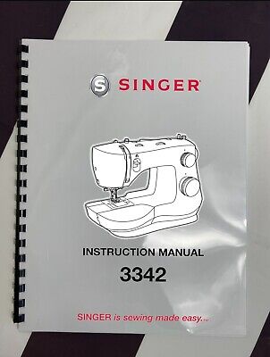 Reprint Manual Singer 3342 Fashion Mate Sewing Machine Comb Bound ...