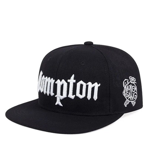 Compton Baseball Cap Snapback Flat Peak Classic Hip Hop Rap Hat Men ...