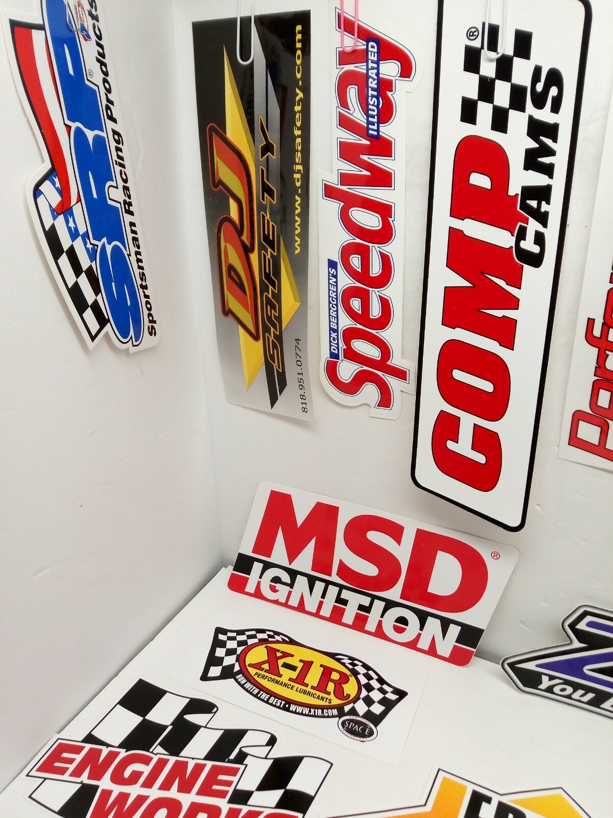 Lot of 19 Racing Decals Contingency Stickers NHRA NASCAR Outlaw Stock ...