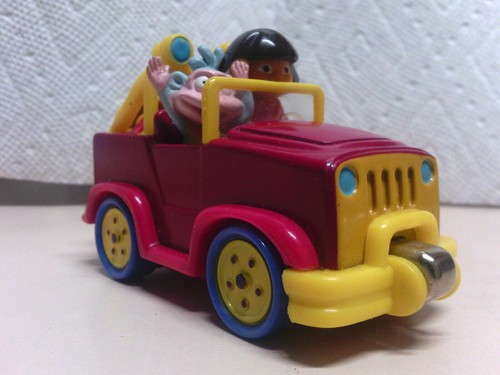 Dora the Explorer Take-Along Adventurer 4X4 Jeep with Boots Diecast ...