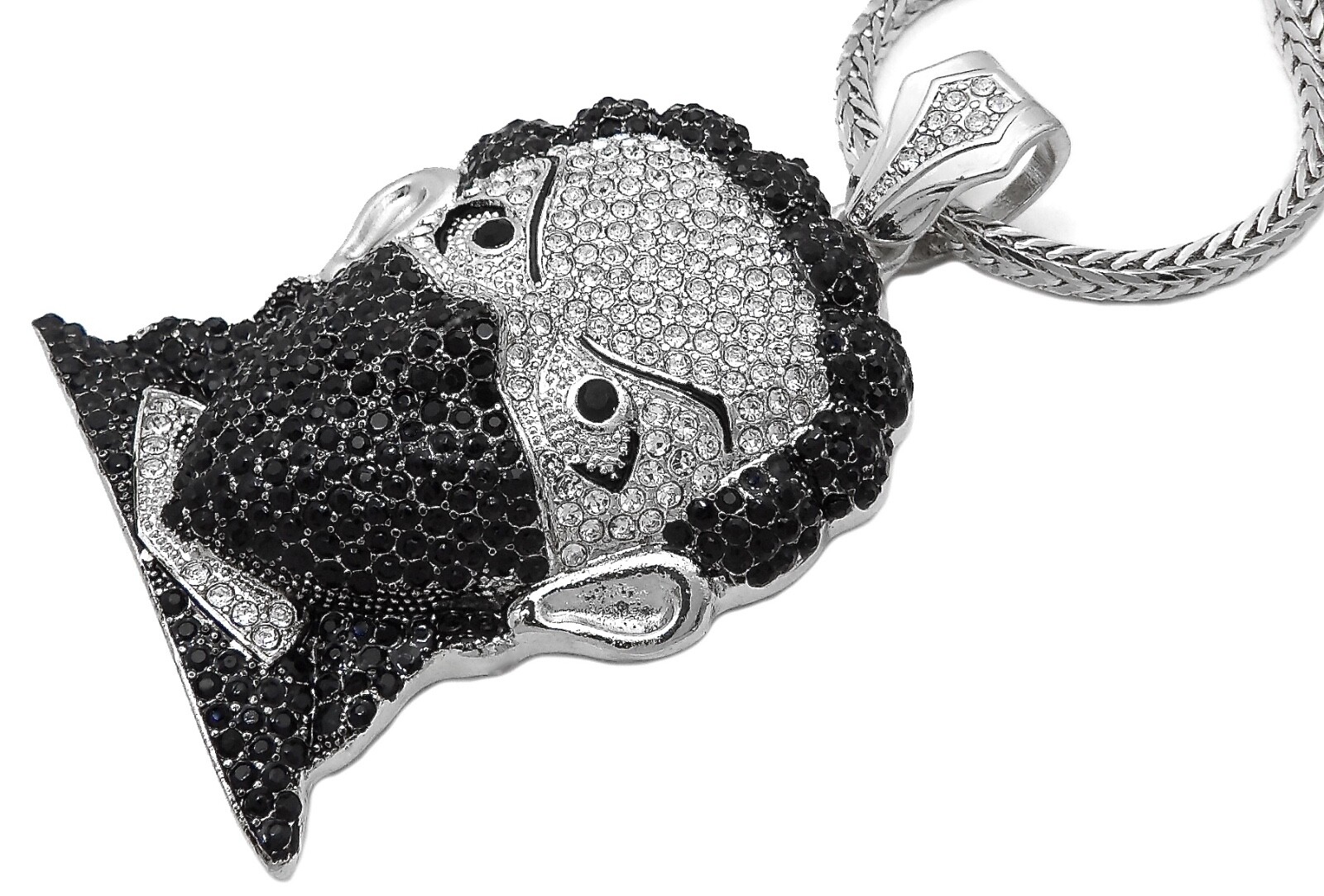 Mask Goon New Pendant Necklace with 36 Inch Franco Style Chain Hip Hop ...