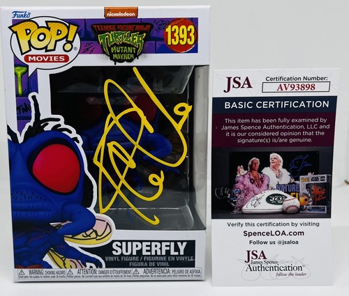 ICE CUBE SIGNED SUPERFLY FUNKO POP FIGURE NINJA TURTLES MUTANT MAYHEM ...