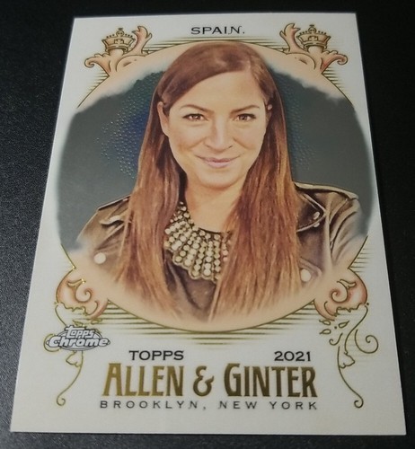 2021 Topps Chrome Allen & Ginter SARAH SPAIN Base 206 Sports Reporter ...