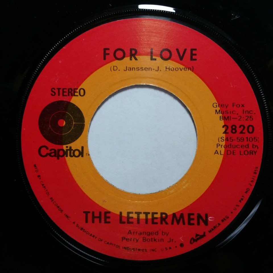 LETTERMEN She Cried b/w For Love 2820 7" 45rpm Vinyl VG+ | eBay
