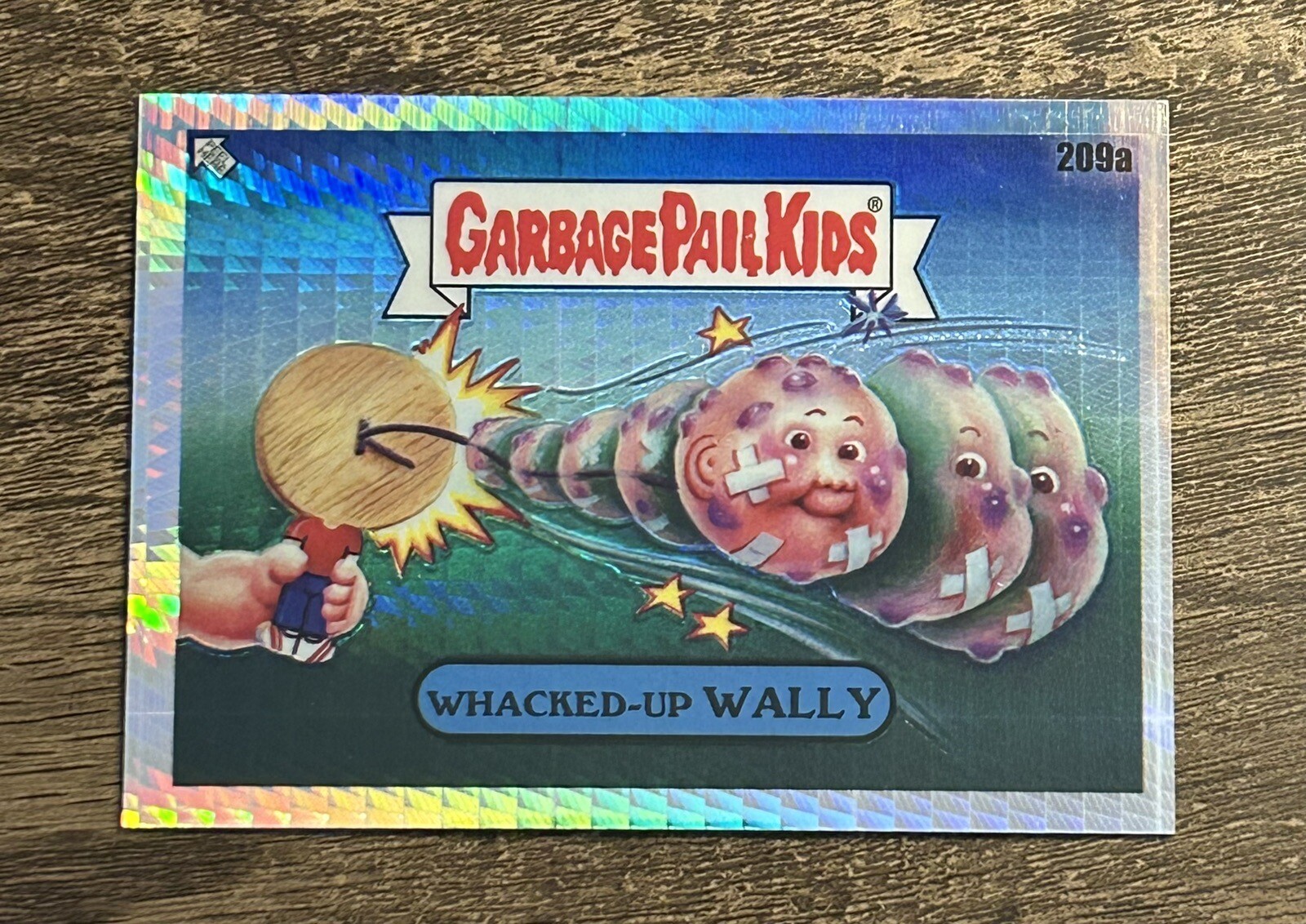 2023 Garbage Pail Kids Chrome Series 6 Prism Refractor Whacked-up Wally ...