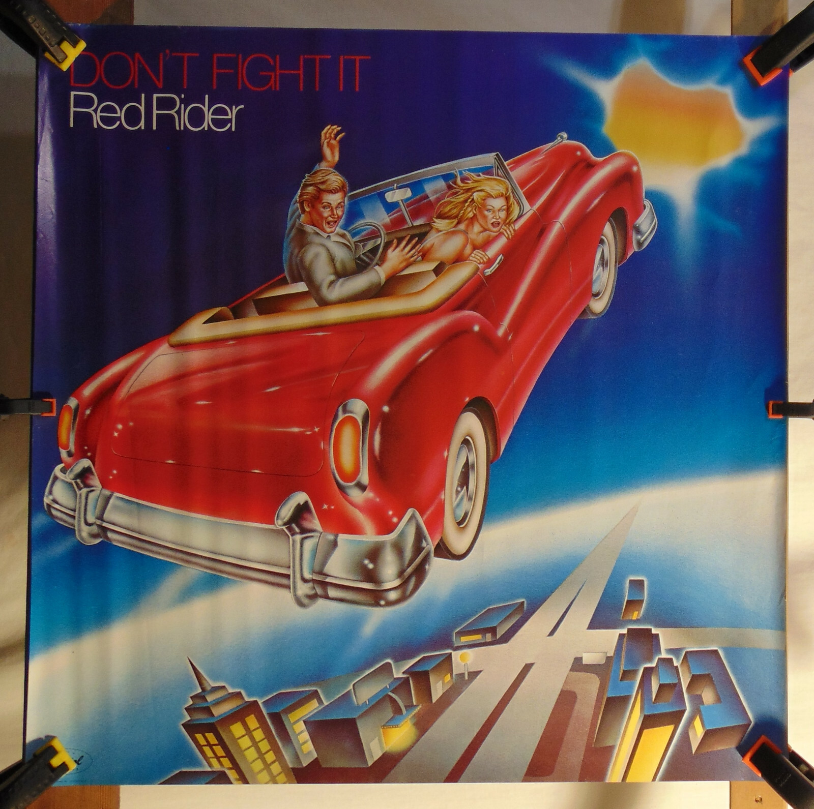 RED RIDER--Don't Fight It--Promo Poster | eBay