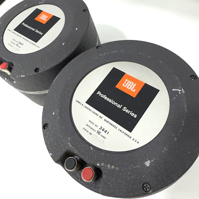 JBL 2441 Compression Driver Pair Speaker - Serviced April 2025 A ...