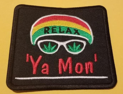 Jamaican Reggae Ya Mon Relax Embroidered Patch approx. 3.5x 3.5" | eBay