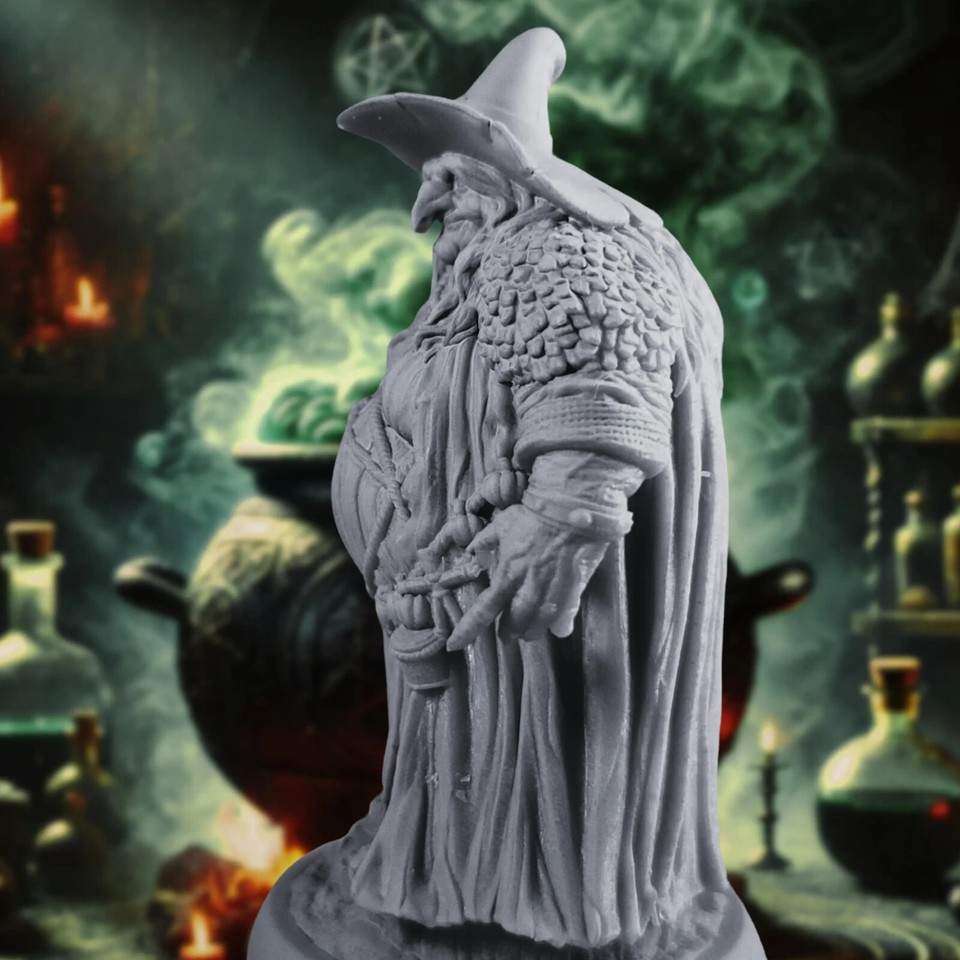 Night Hag Dnd Mini | Swamp Witch Dungeons and Dragons Miniature | By ...