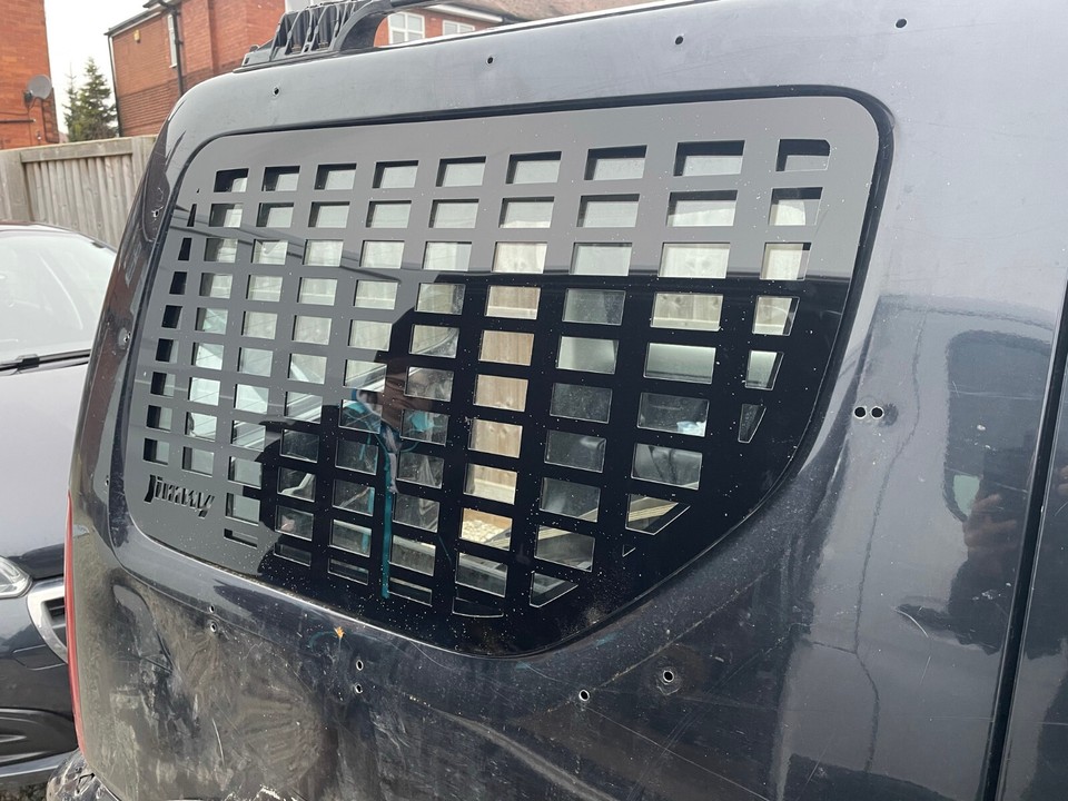 Jimny Window VINYL Guards Back Grille Mesh Cover Protection SHOW Suzuki ...