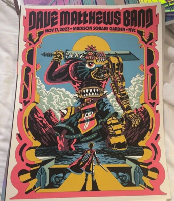 Dave Matthews Band 11/17/23 DMB Poster ⭐⭐Madison Square Garden MSG NYC ...
