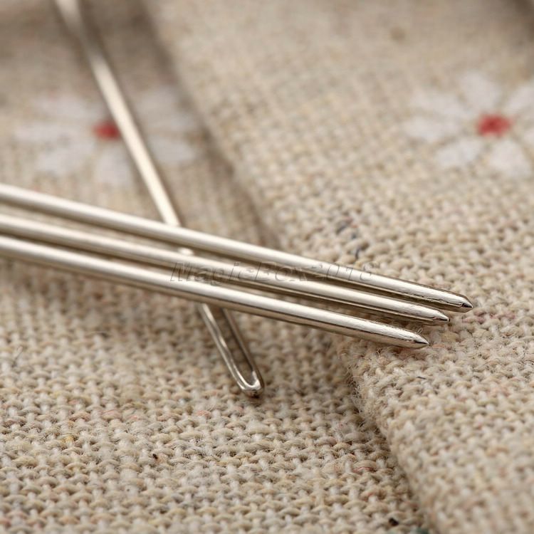 Knitters Wool Needles Large Eye For Threading Darning Sewing Tapestry ...