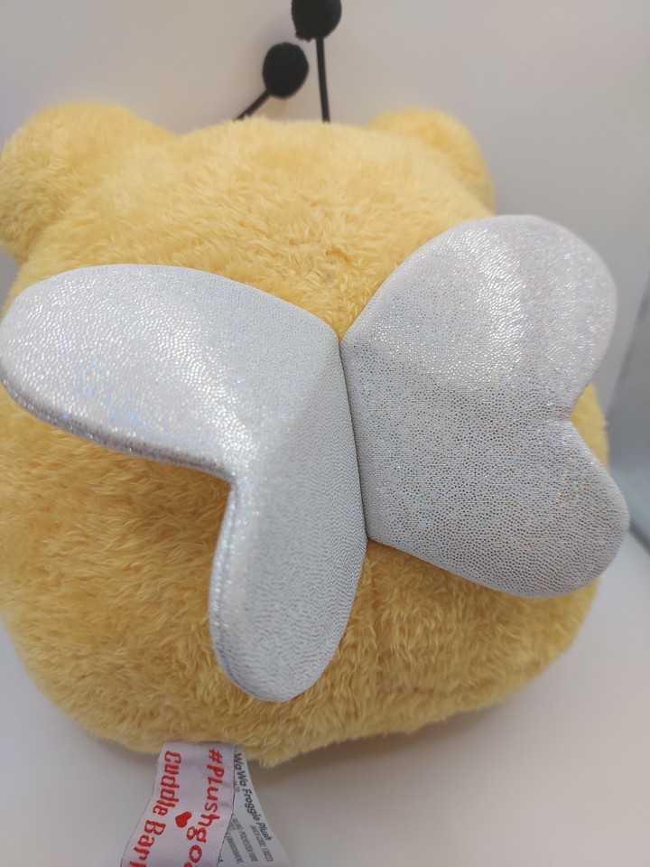 Cuddle Barn PlushGoals WaWa Froggie Yellow Bumble Bee Soft Plush Toy 23 ...