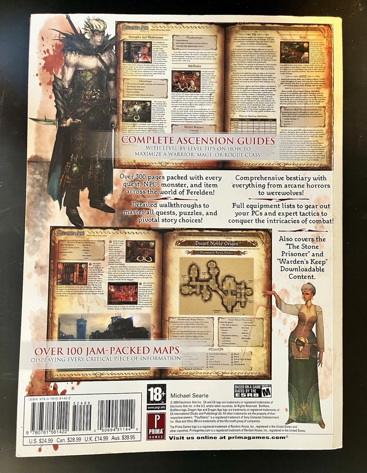 Dragon Age: Origins - Awakening: Prima Official Game Guide PC MAC PS3 ...