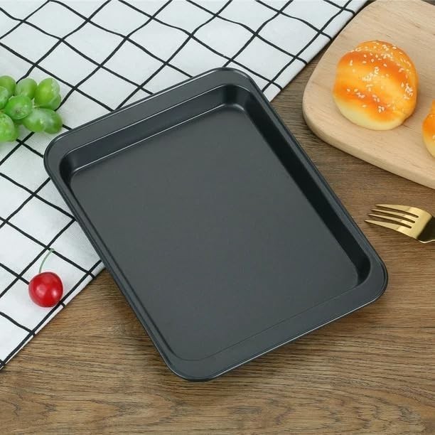 Extra Large Non-Stick Roasting Baking Tray Heavy Duty Oven Tin Pan UK ...