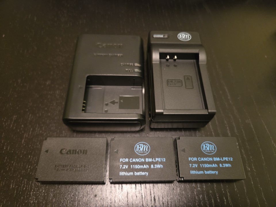 Canon EOS M50 Mark II Bundle, 2 Lenses, Shoulder Strap, Extra Batteries ...