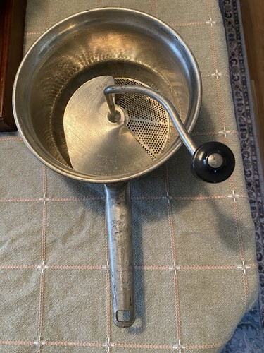 Vintage Foley Food Mill Metal Crank Fruit Vegetable Press Strainer ...