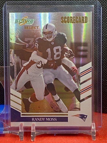 2007 Score Select Scorecard #271 Randy Moss Patriots/Raiders 069/100 ...