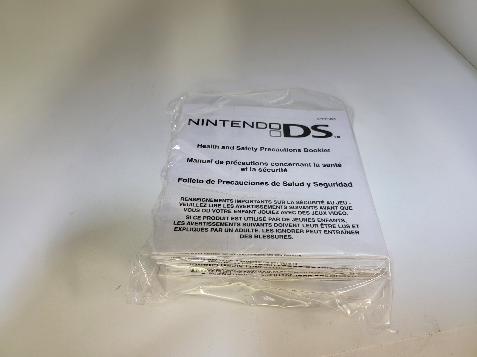 10 NEW Nintendo DS Health And Safety Precautions Booklet C/NTR-USA ...