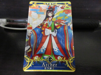 FGO Fate Grand Order Arcade Card Servant Sei Shonagon Archer d | eBay